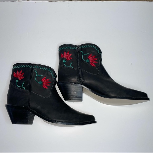 Code West | Shoes | Code West Flower Booties Vintage Made In Mexico ...